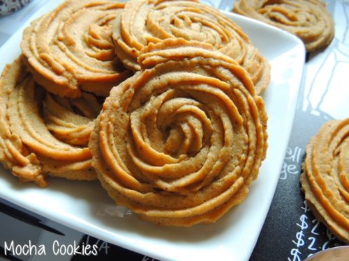 Mocha Cookies - Cook & Bake Diary